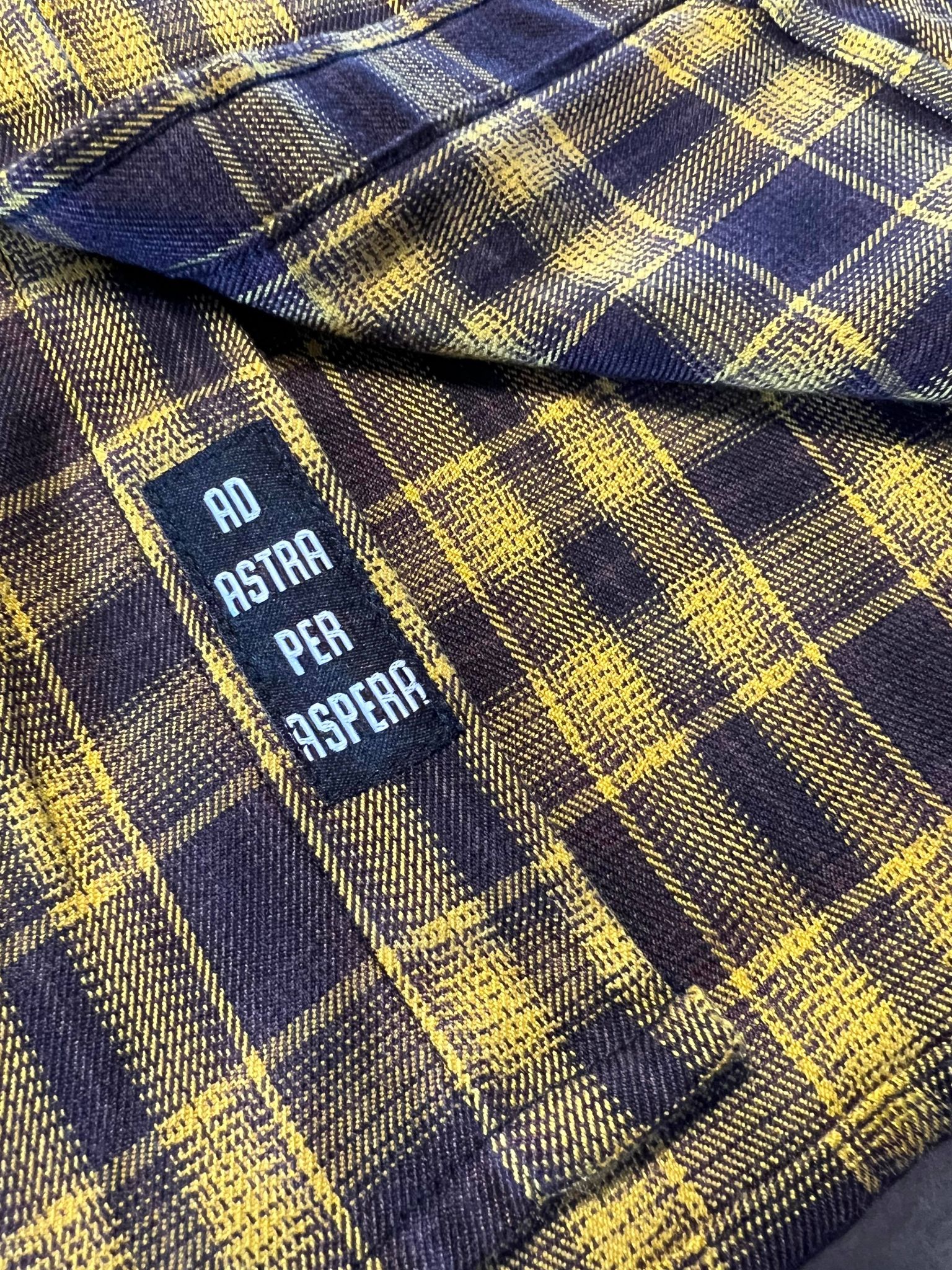 Standard Issue Co. - Shop Flannel - Chocolate/Amber Gold